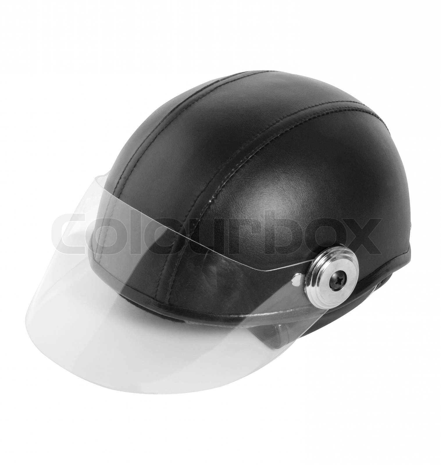 black police helmet | Stock image | Colourbox