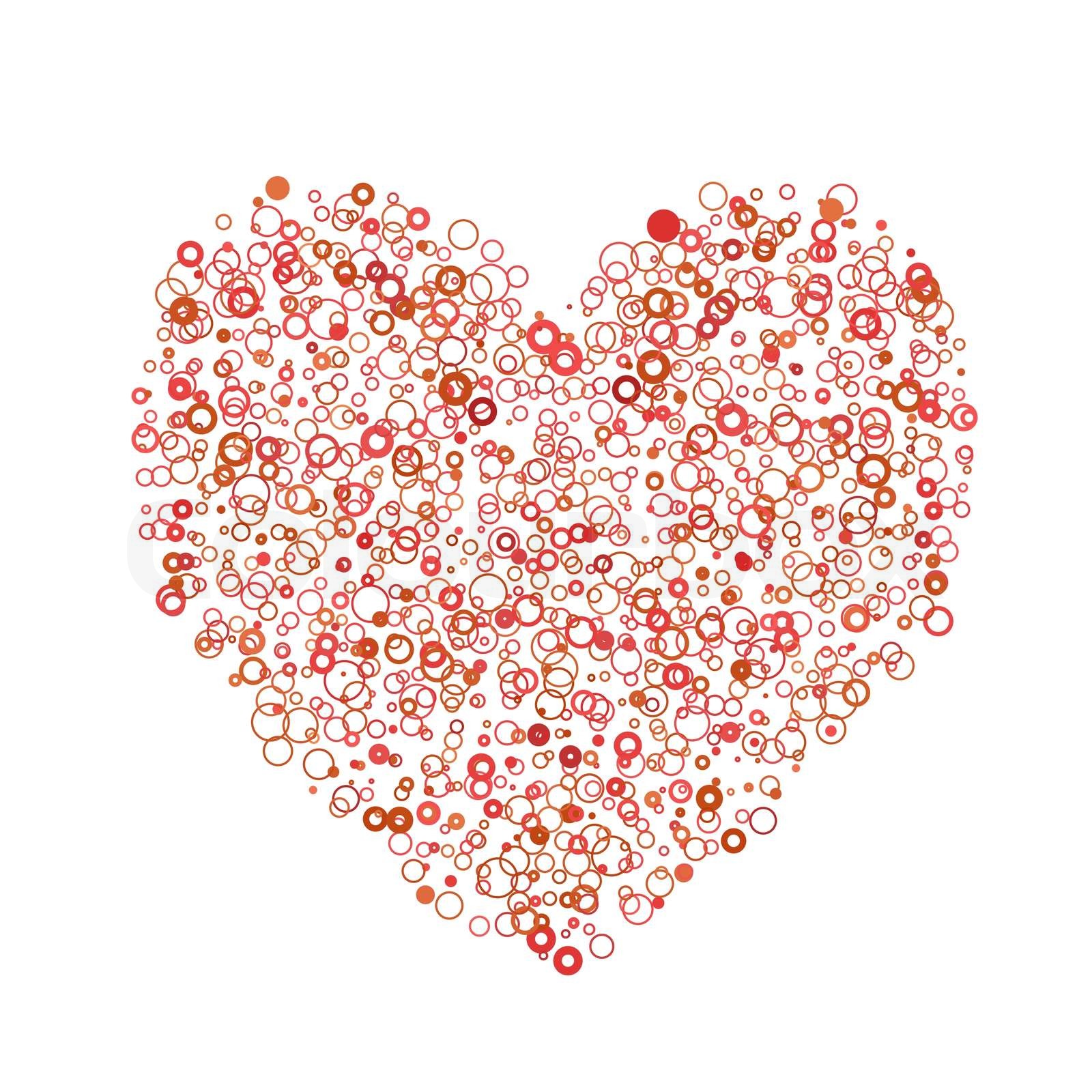 abstract vector heart | Stock vector | Colourbox