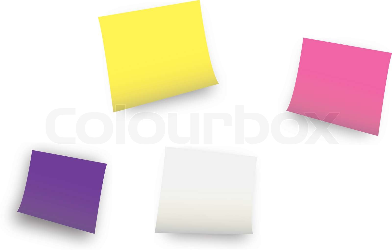 Notizen | Stock-Vektor | Colourbox