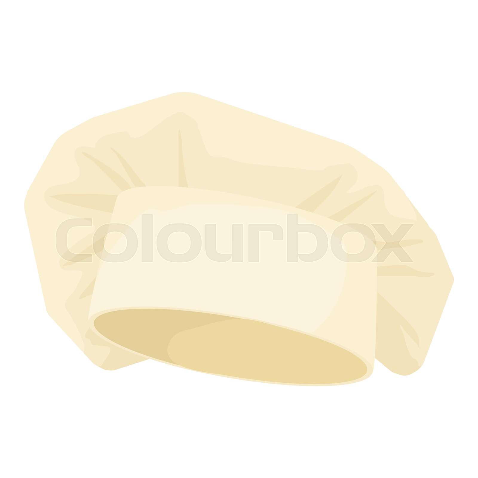 Chef cap icon, cartoon style | Stock vector | Colourbox