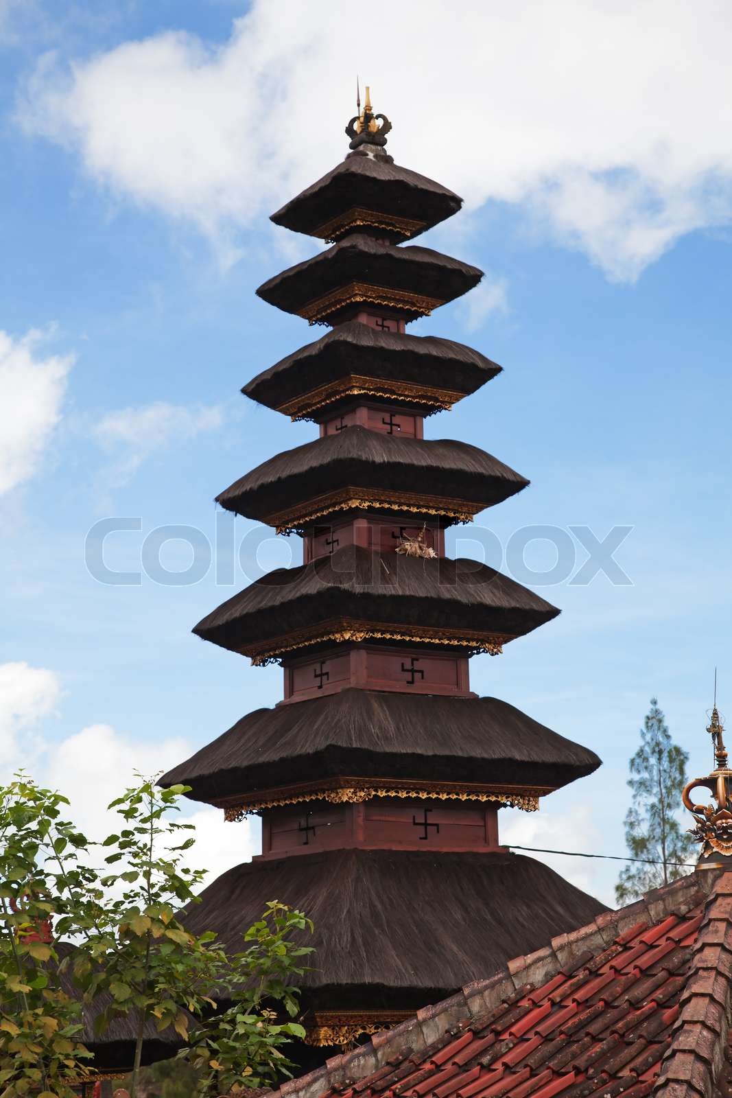 Mother Temple of Besakih Largest hindu temple of Bali | Stock image ...