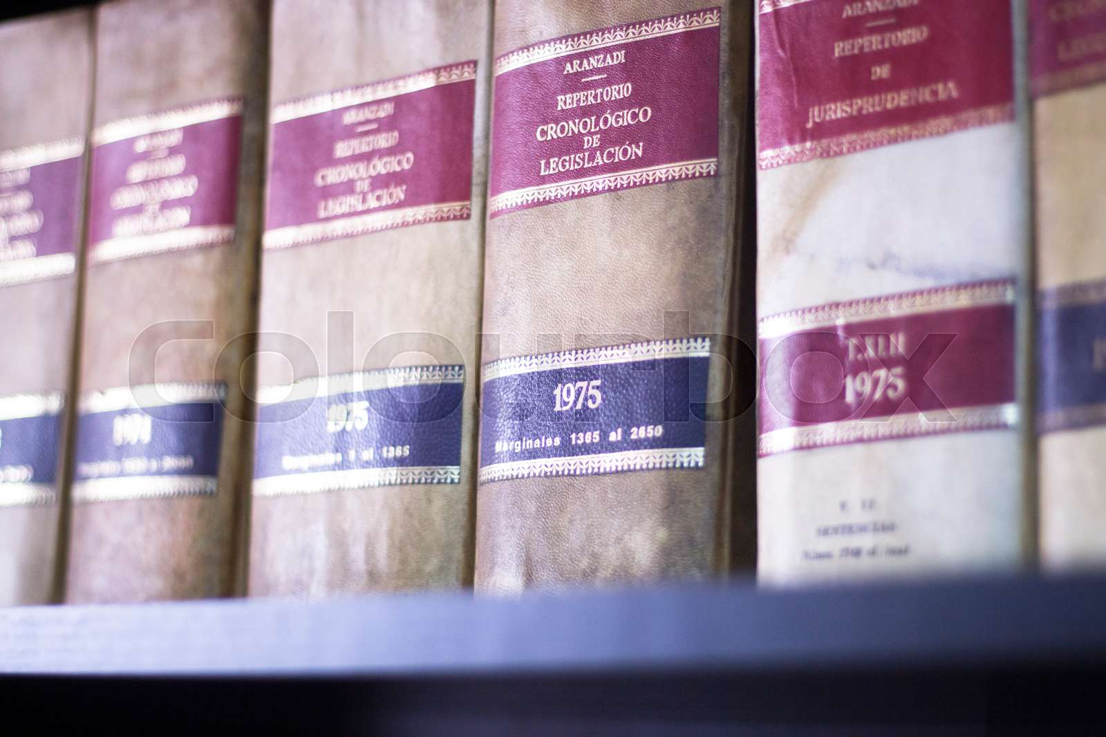Legal books law reports | Stock image | Colourbox