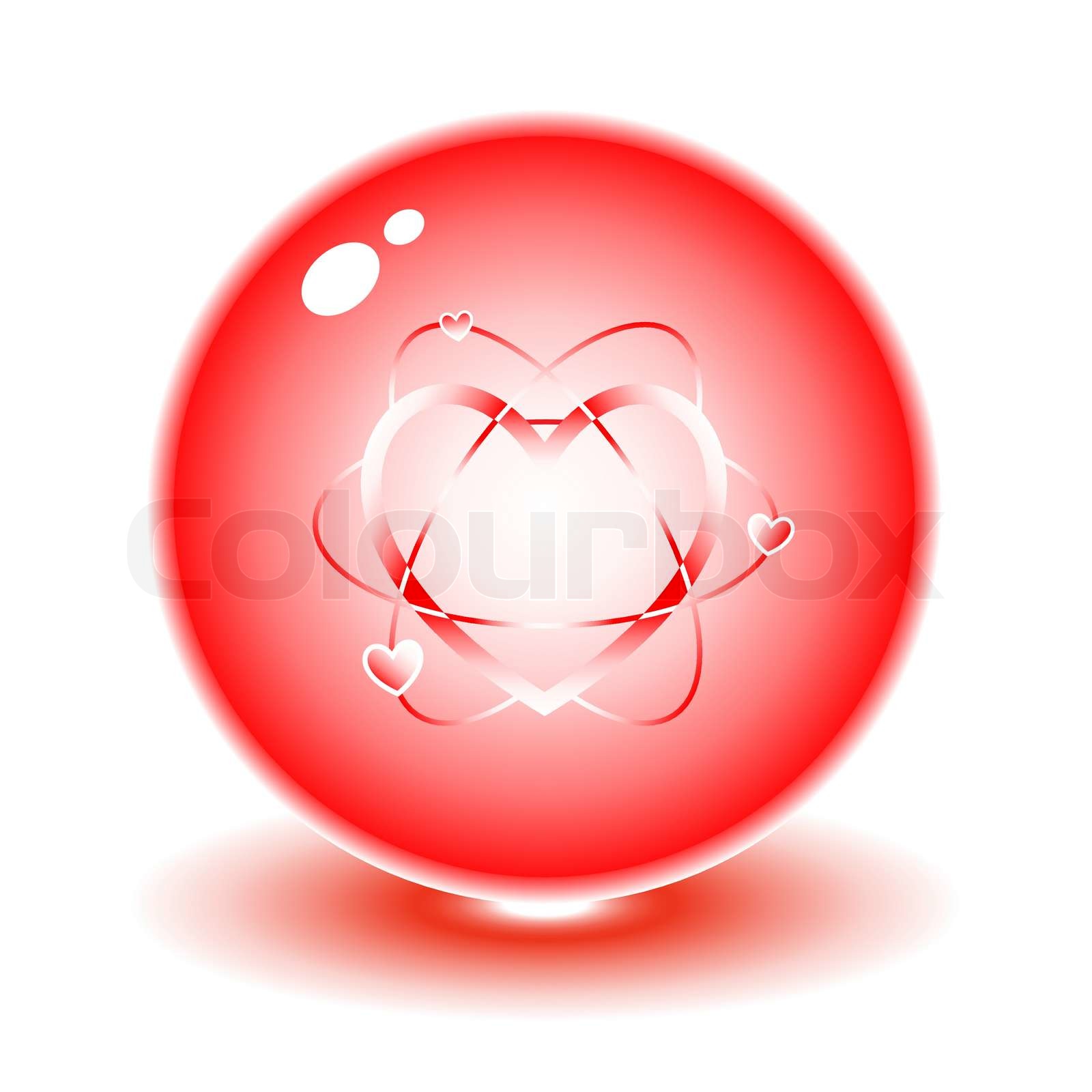 Vector hjerte illustration | Stock vektor | Colourbox