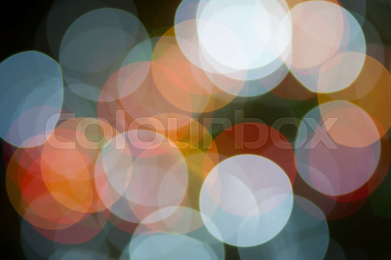 Multicolor Light Orb Background Defocused Screensaver | Stock image ...