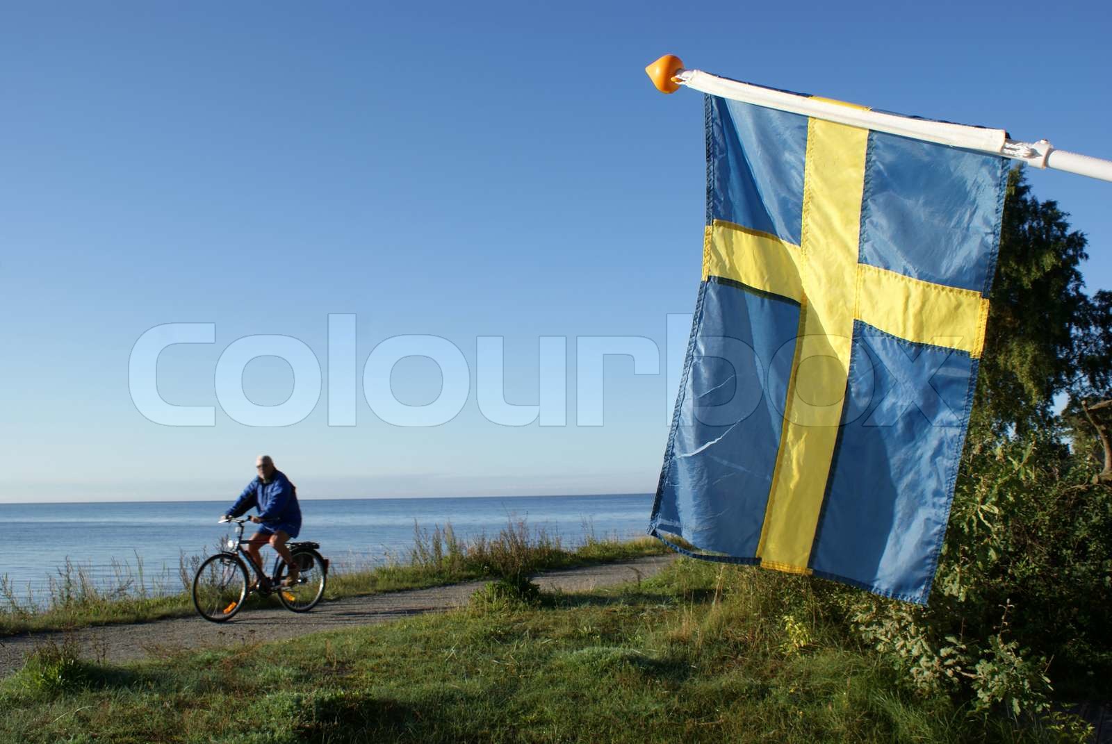 sverige, flag, svensk | Stock foto | Colourbox