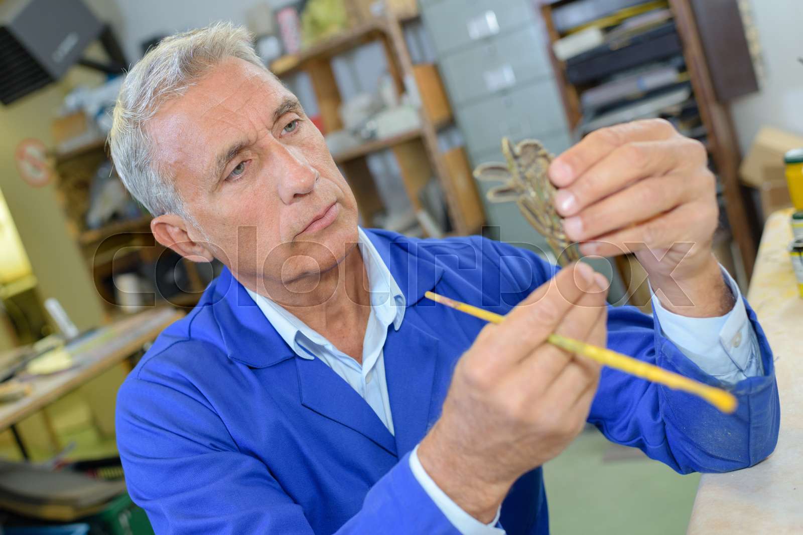 material shape inspection | Stock image | Colourbox