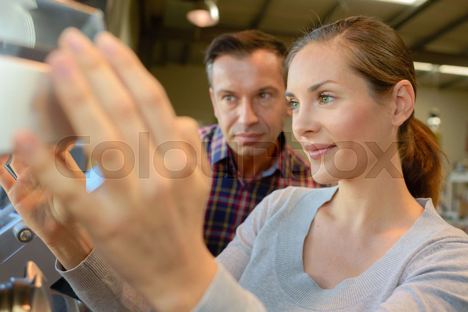 browsing in the shop | Stock image | Colourbox