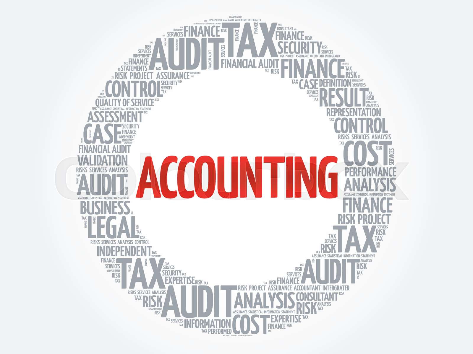 ACCOUNTING word cloud | Stock vector | Colourbox