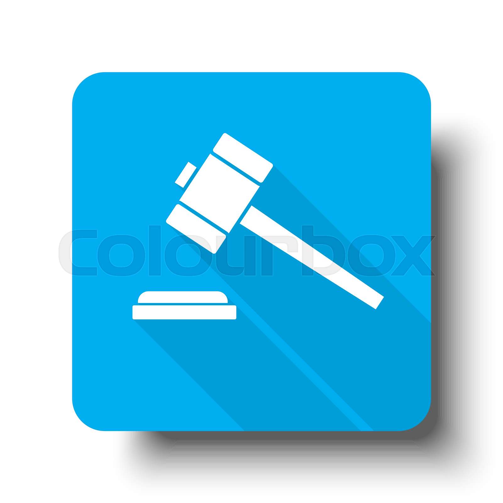 gesetz, weiß, icon | Stock-Vektor | Colourbox