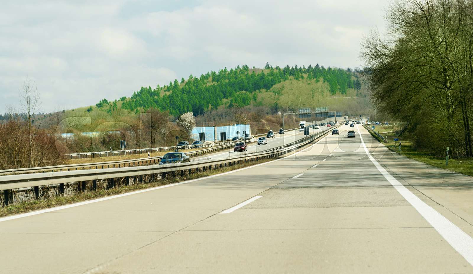 German highway autobahn | Stock image | Colourbox