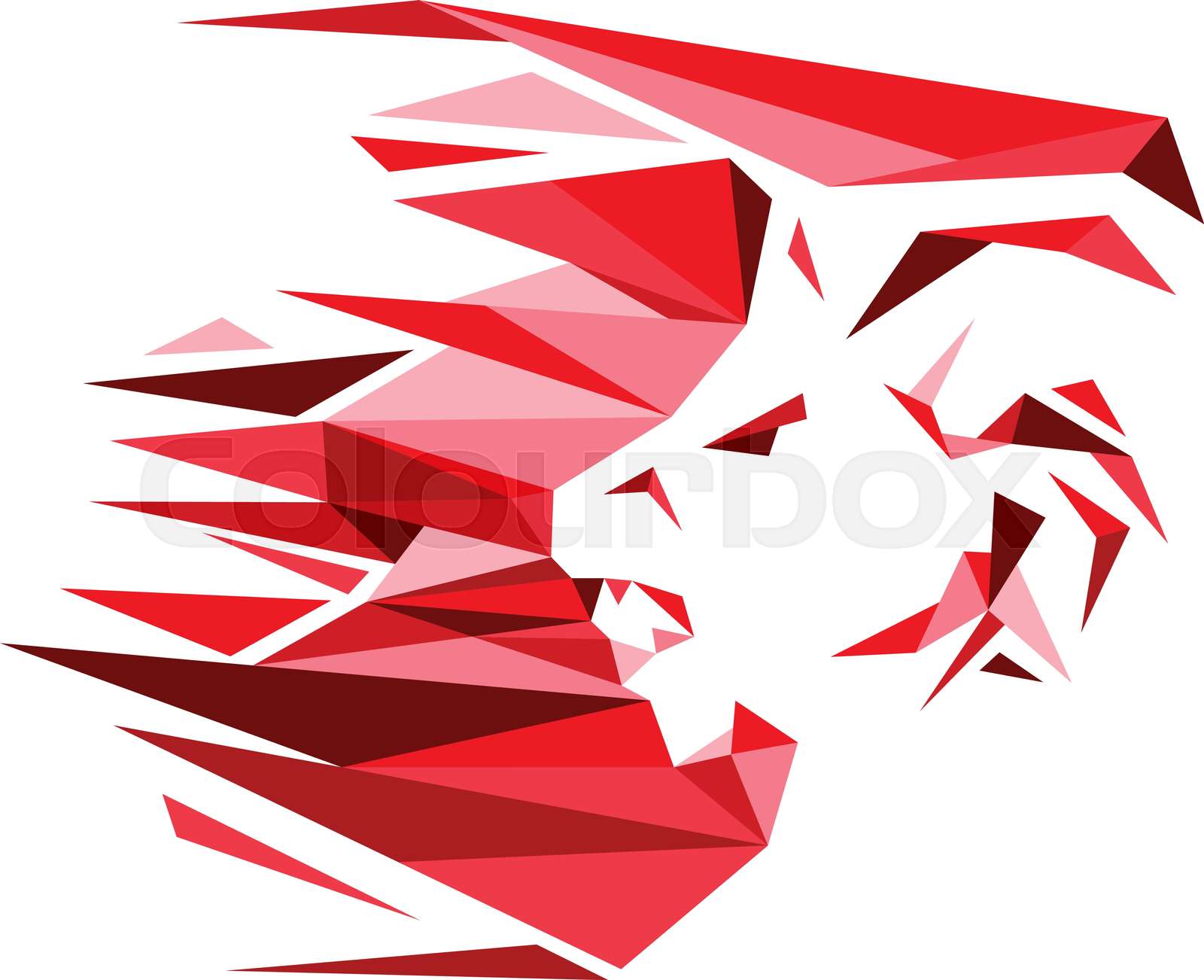 lion brave colorful logo | Stock vector | Colourbox