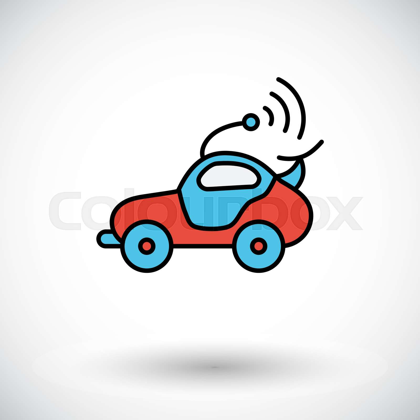 Car toy | Stock vector | Colourbox