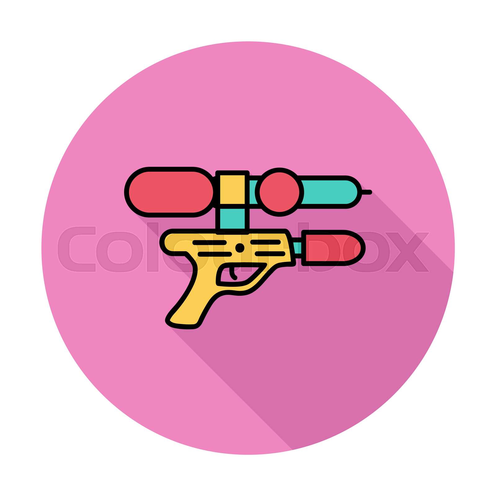 Gun toy | Stock vector | Colourbox