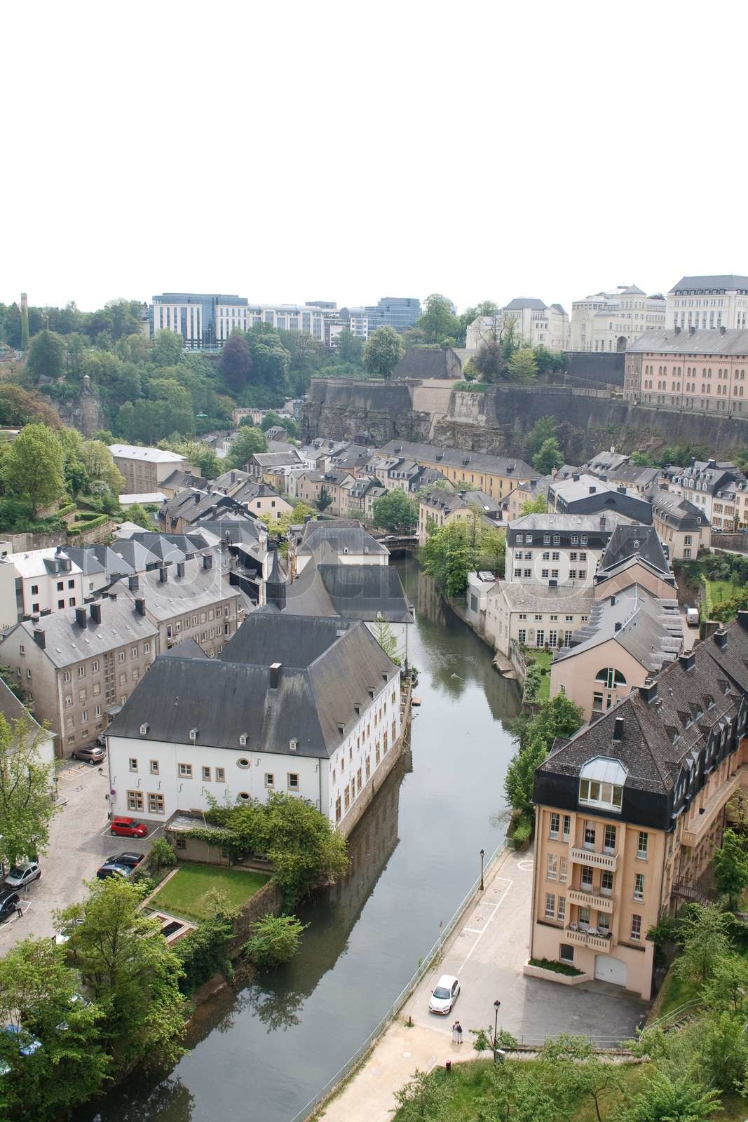 Luxembourg City. landscape | Stock image | Colourbox