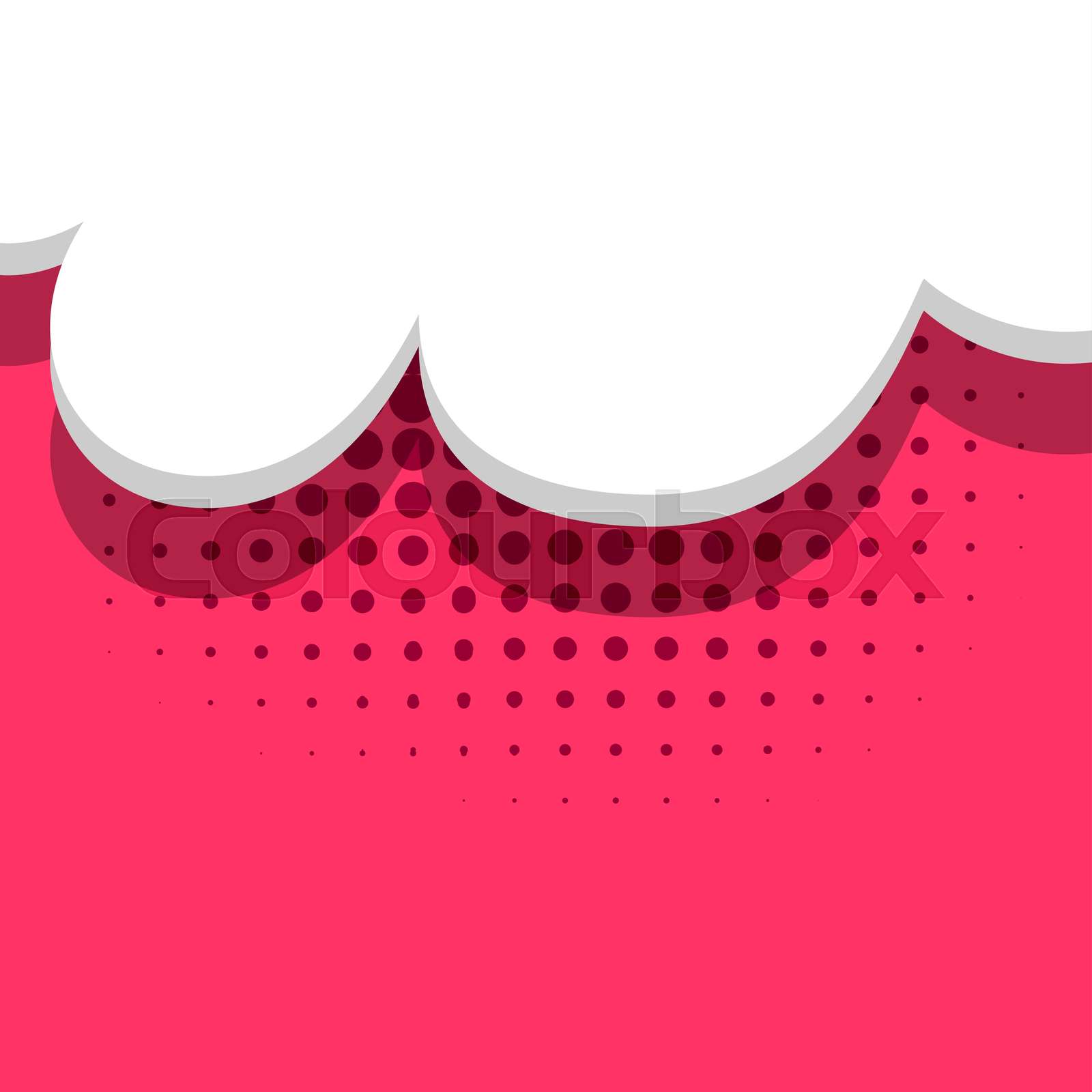 Blank balloon pink template | Stock vector | Colourbox