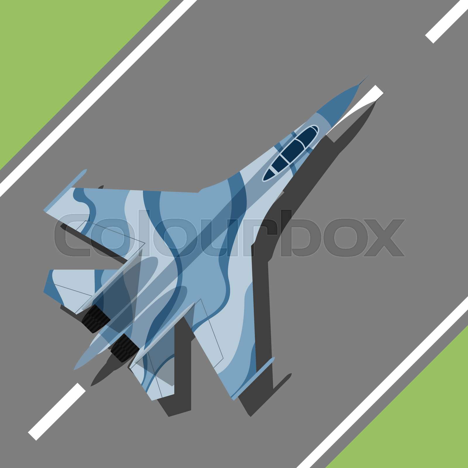fighter | Stock vector | Colourbox