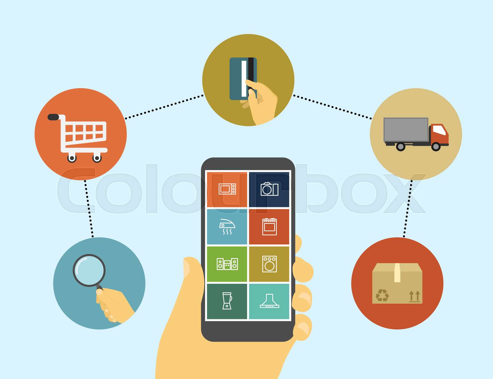 e-commerce | Stock vector | Colourbox