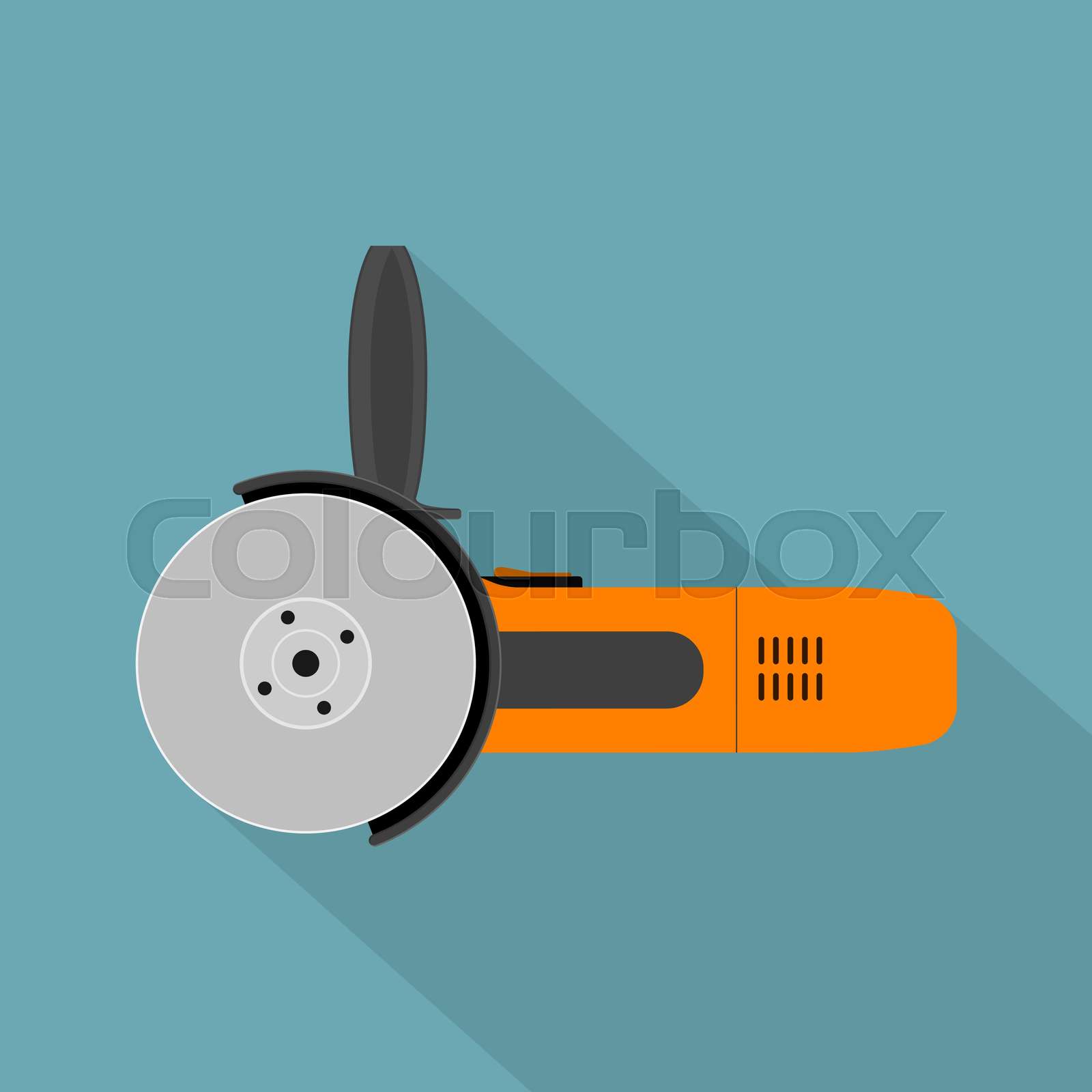angle grinder | Stock vector | Colourbox