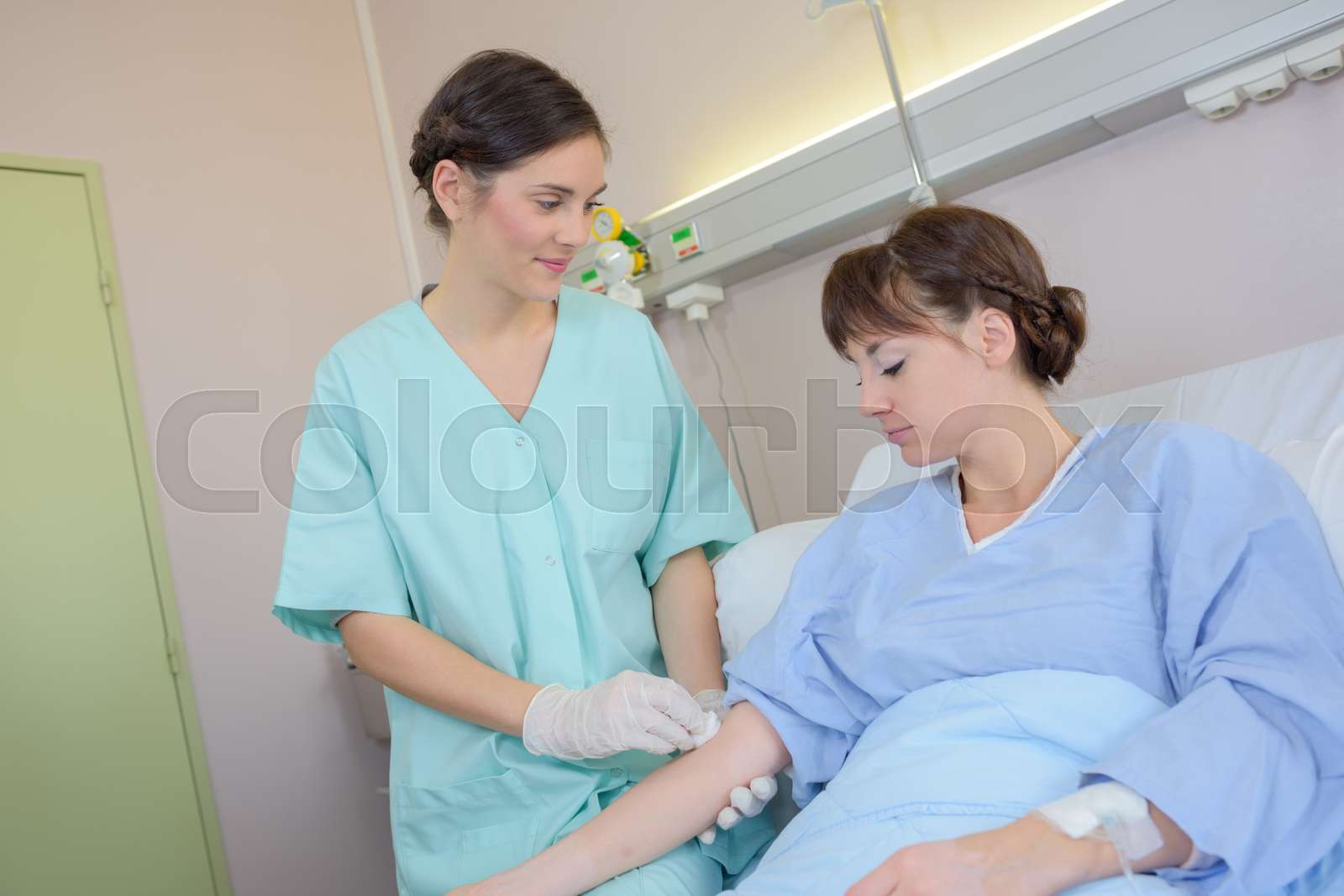 rubbing the skin | Stock image | Colourbox