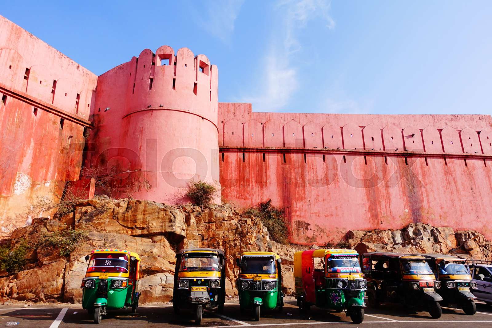 Ancient castle in India | Stock image | Colourbox