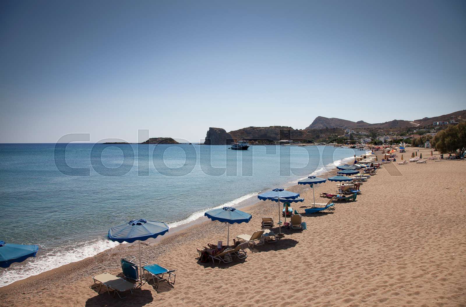 Rhodes Greece - Stegna Beach | Stock image | Colourbox