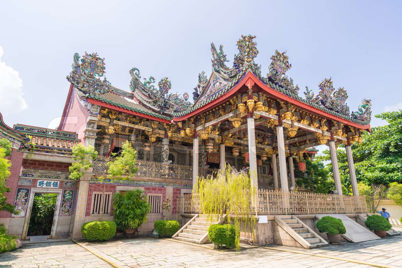 Khoo kongsi temple at penang, world heritage site | Stock image | Colourbox
