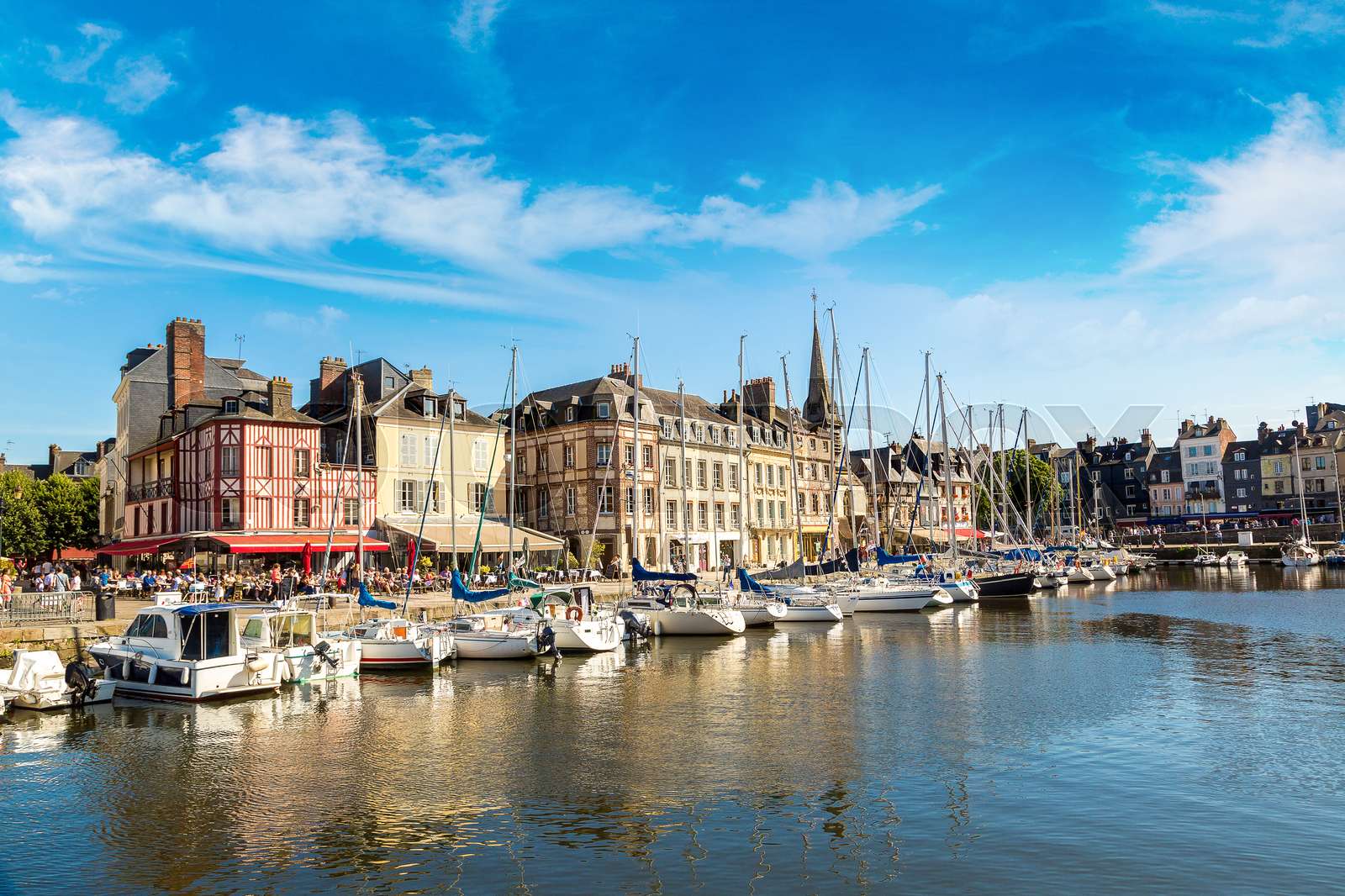 Honfleur Harbour | Stock image | Colourbox