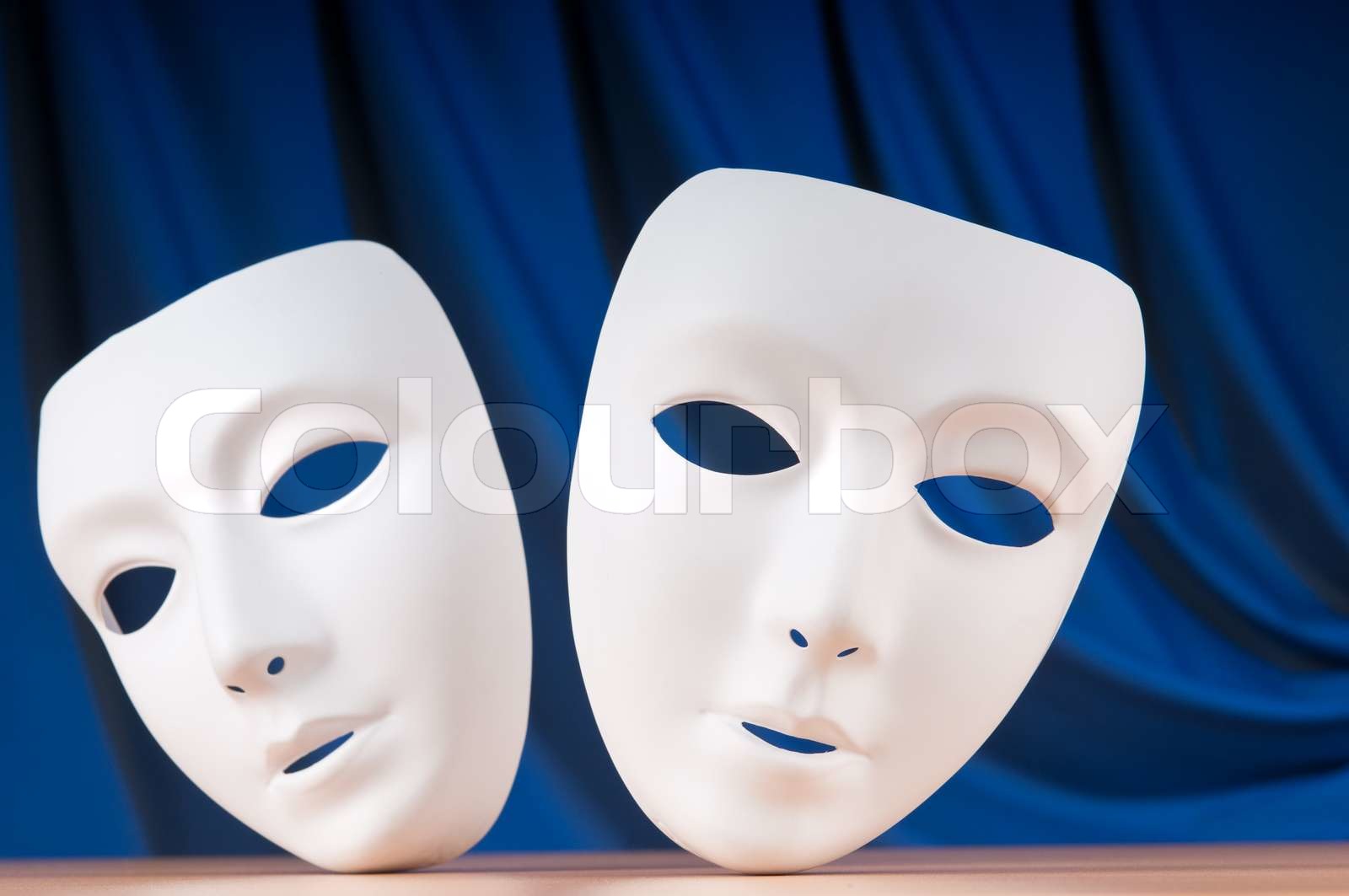 Masks with theatre concept | Stock image | Colourbox