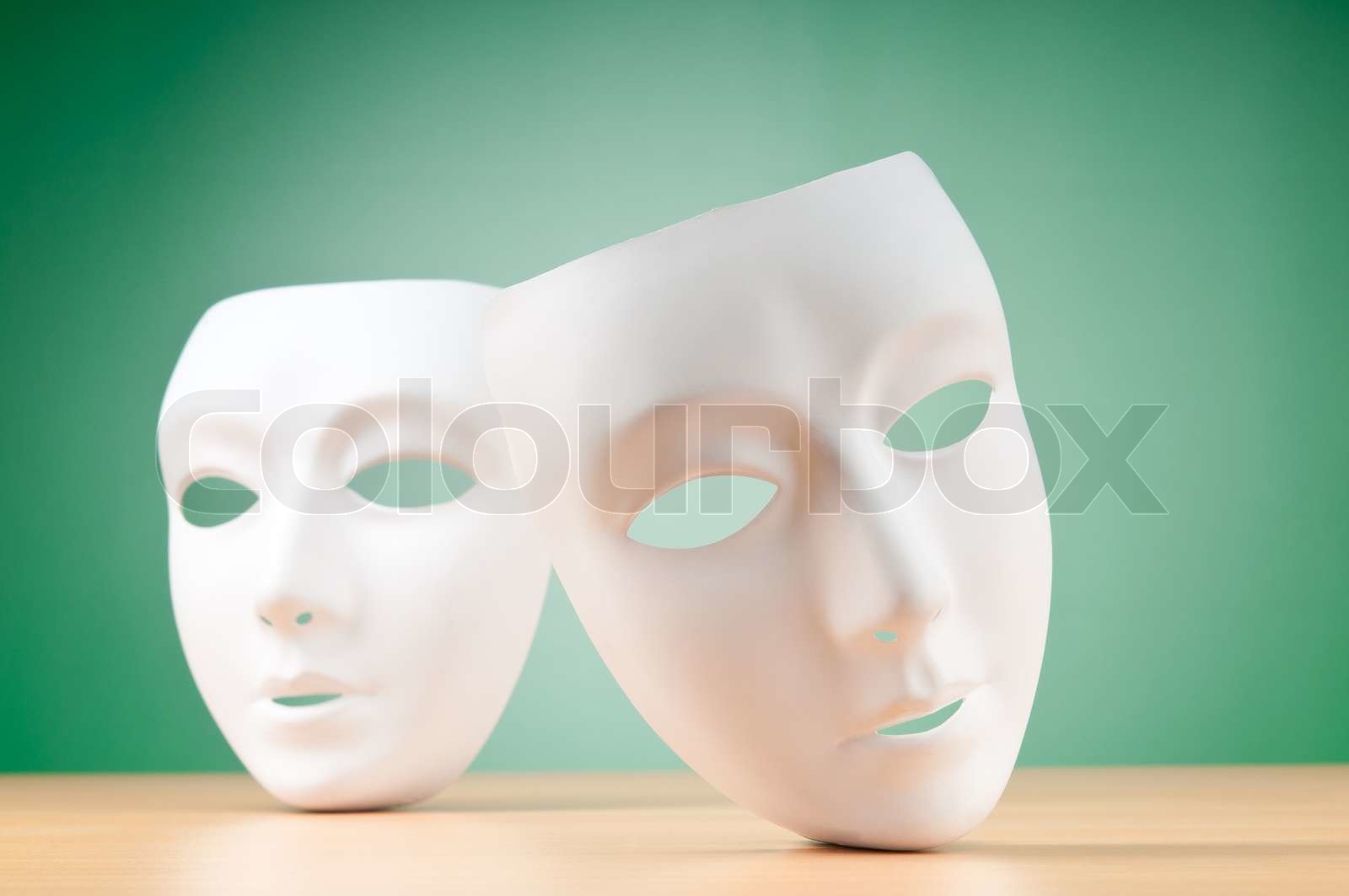 Masks with theatre concept | Stock image | Colourbox