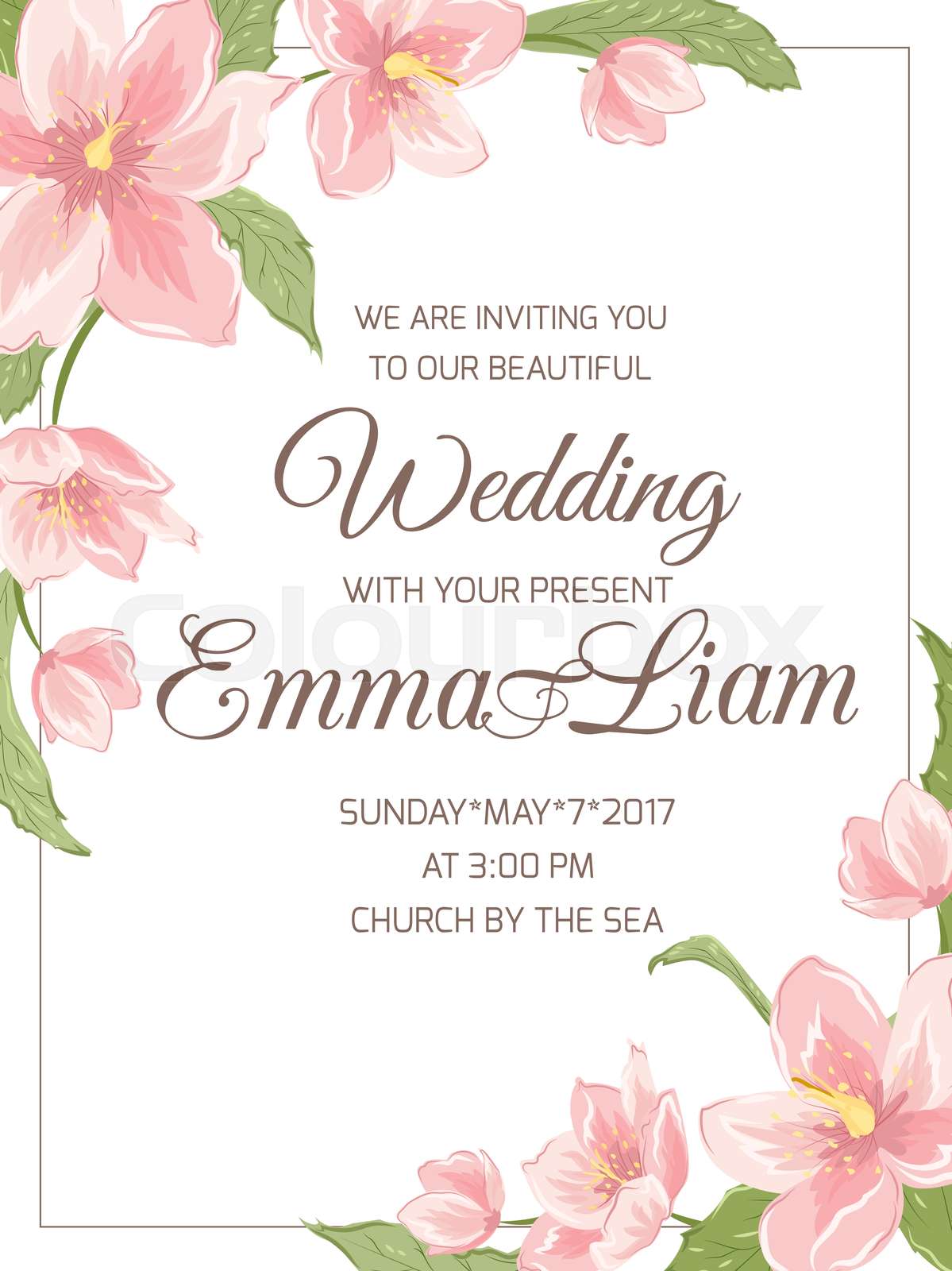 Corner Designs For Wedding Cards