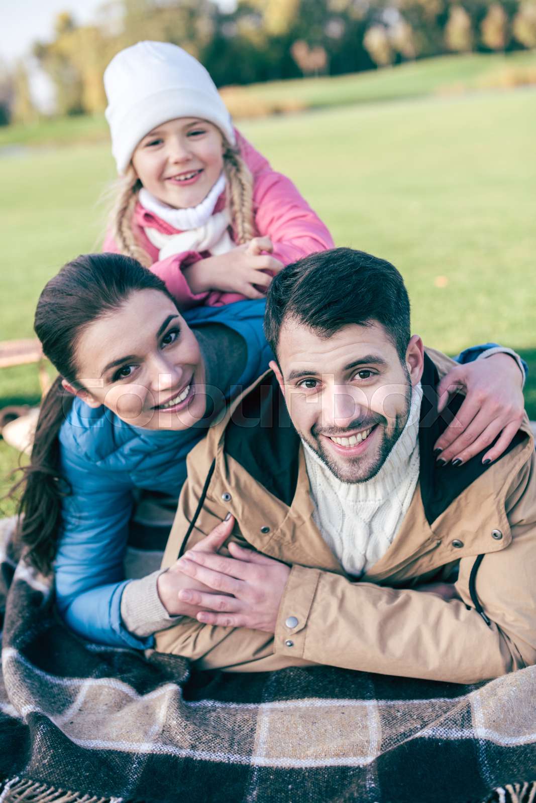 Happy family hugging and having fun | Stock image | Colourbox Happy family hugging and having fun | Stock image | Colourbox