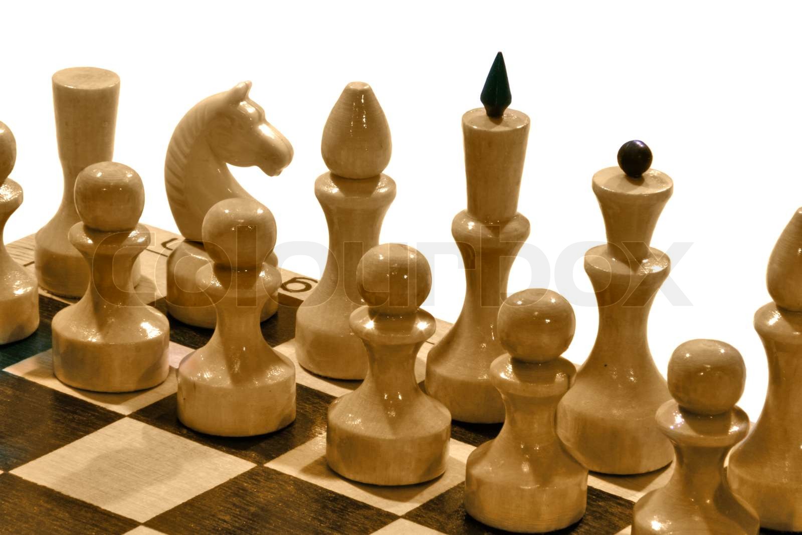 Schachbrett | Stock Bild | Colourbox