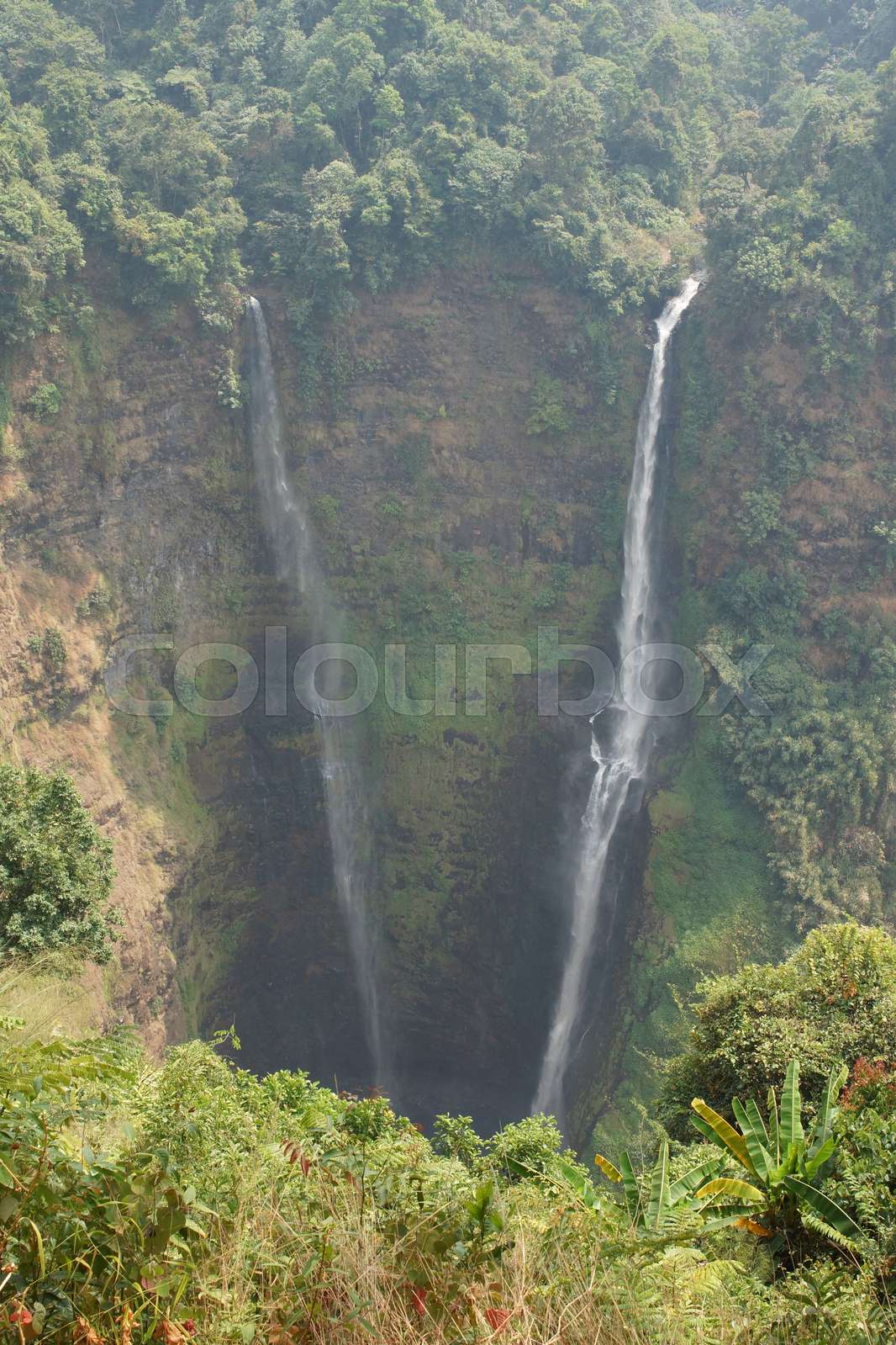 Tad Fane Waterfall, Laos, Asia | Stock image | Colourbox