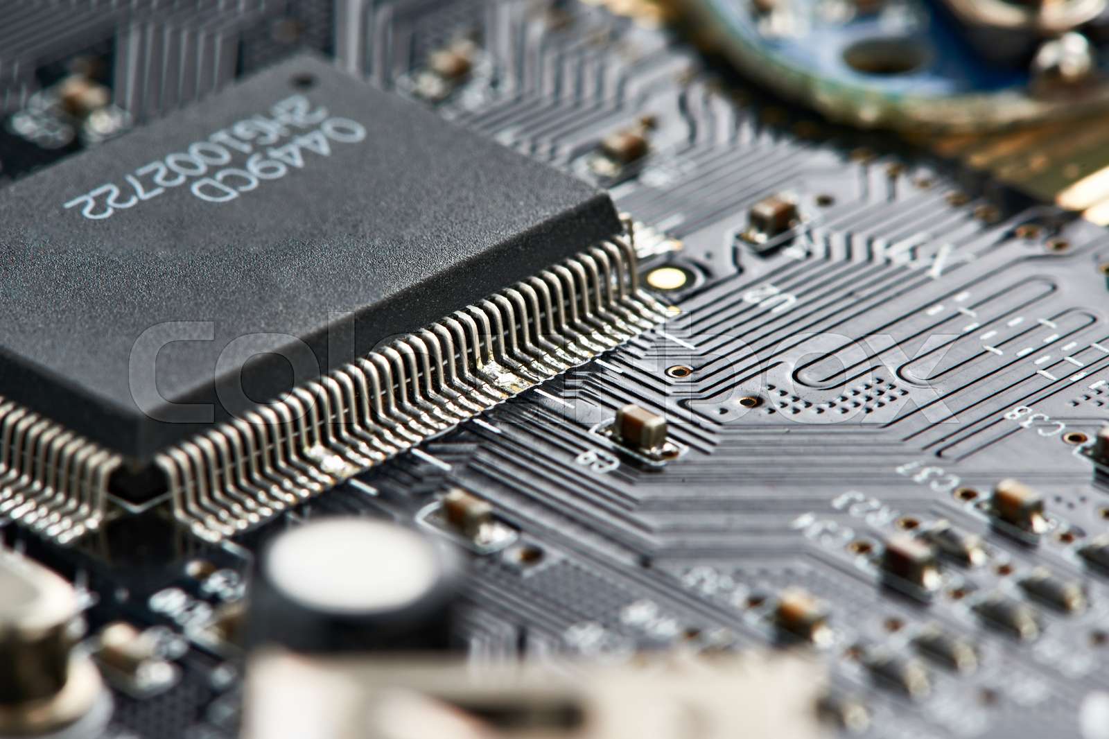 Elements of microcircuit | Stock image | Colourbox