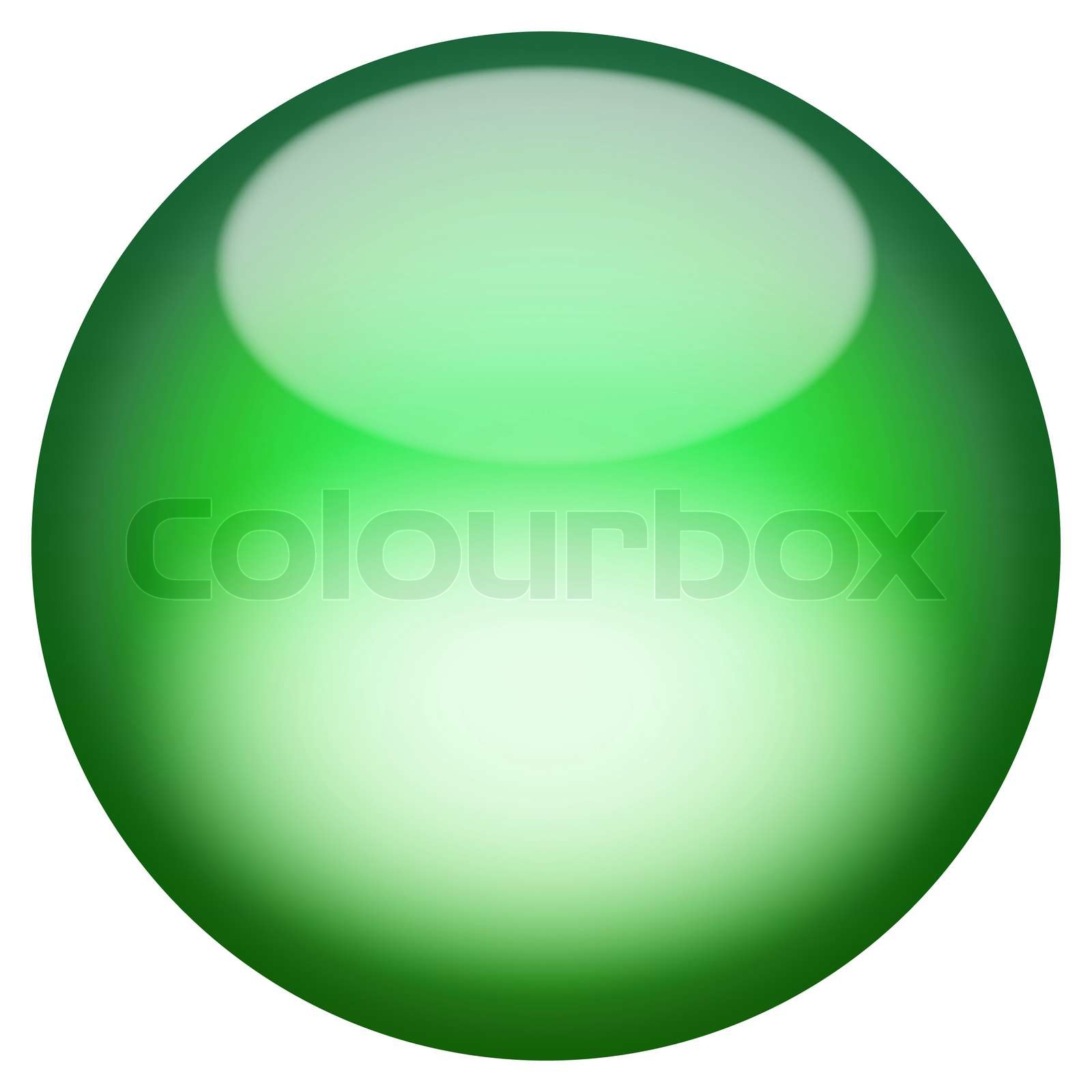 A 3d sphere isolated over white for buttons or icons - look for more ...