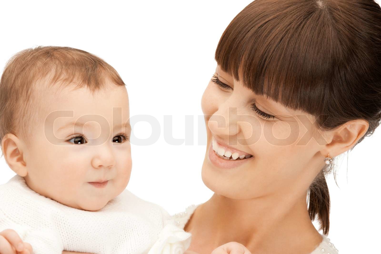 Bild der glücklichen Mutter mit baby | Stock Bild | Colourbox