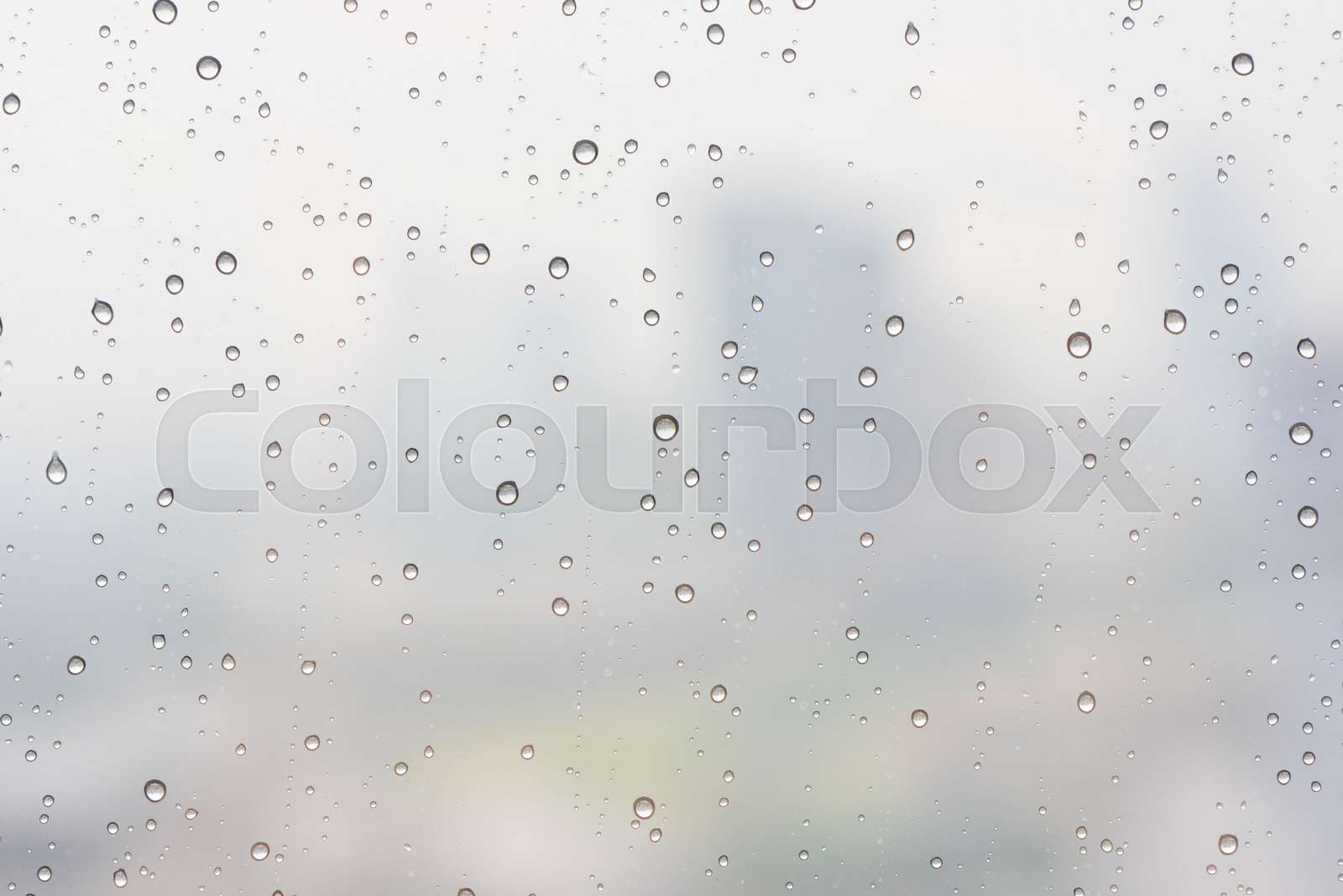 Raindrops on glass - Texture and Background | Stock image | Colourbox