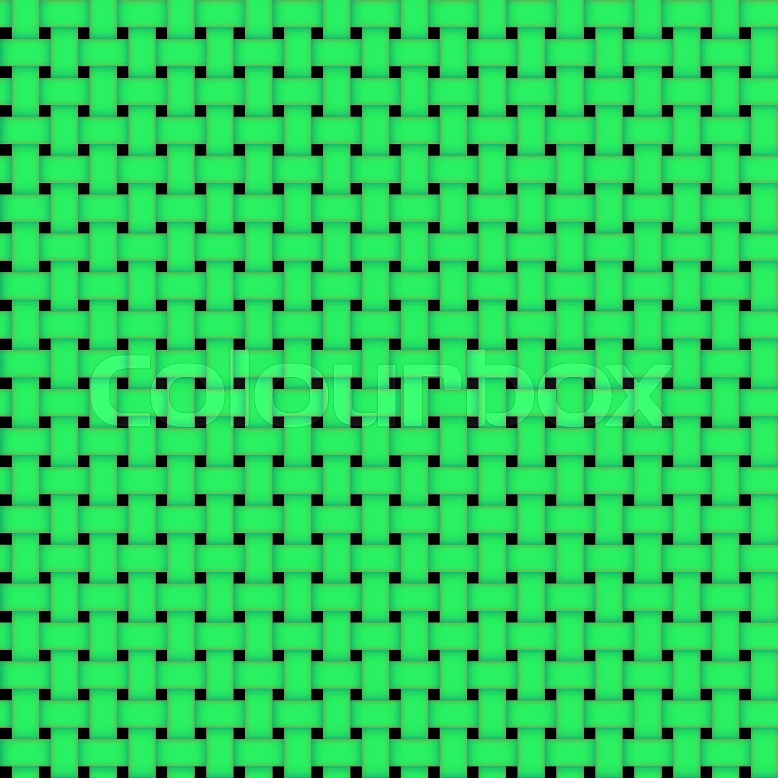 Vector seamless green simple grid pattern | Stock vector | Colourbox