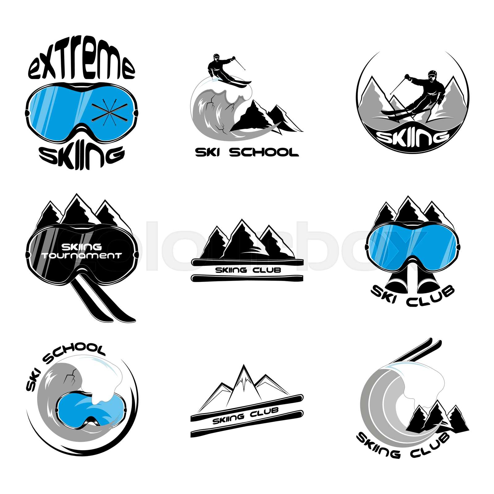 Ski Logos Designs