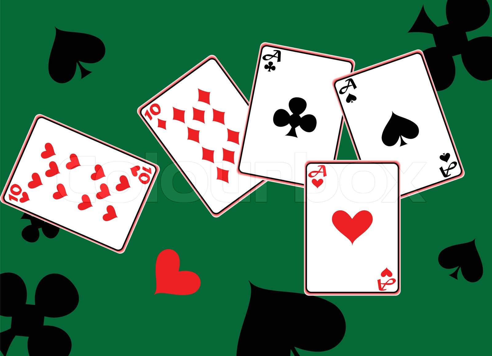 Vector aces full; clip-art | Stock vector | Colourbox