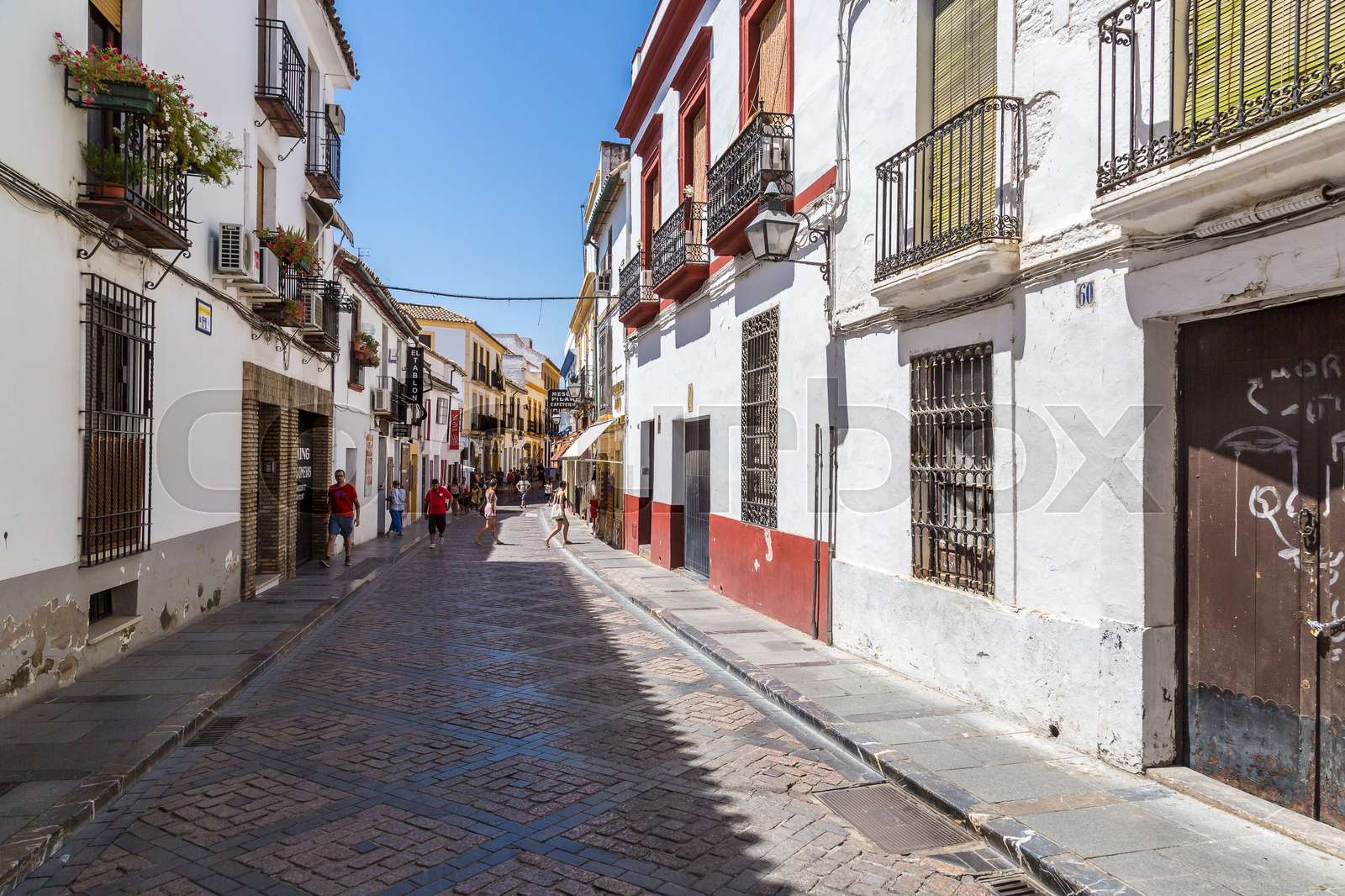 Historical street in Cordoba | Stock image | Colourbox