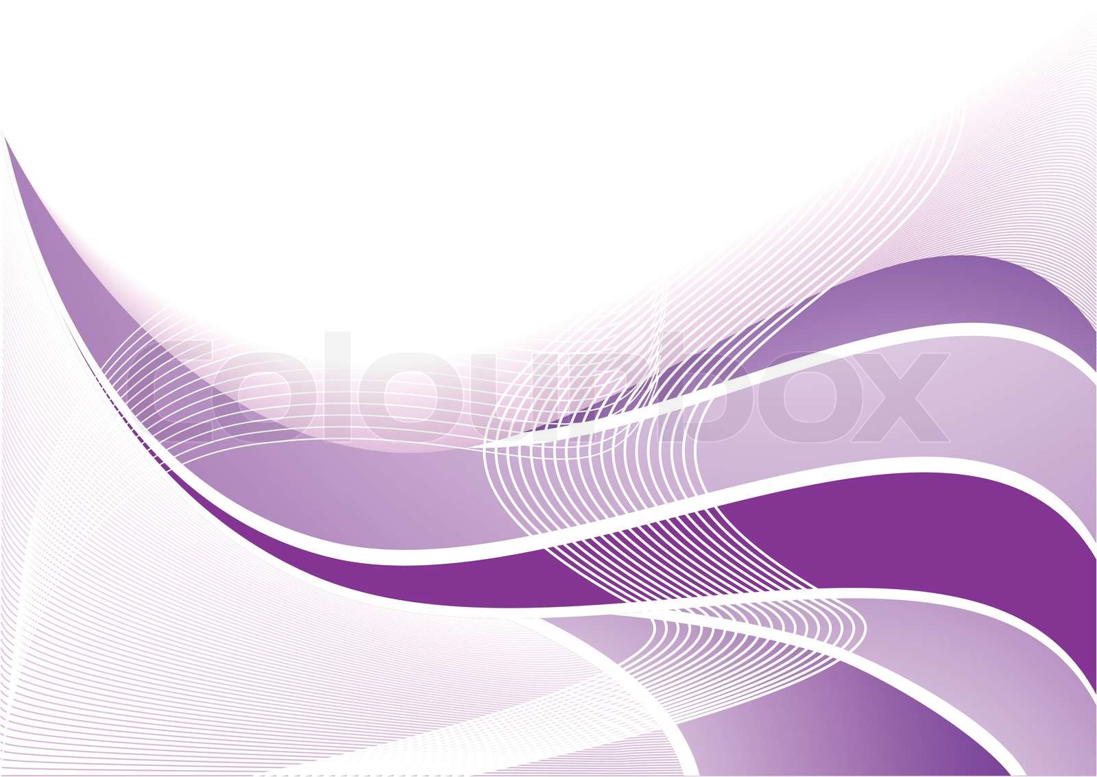 Vector violet abstract wave | Stock-Vektor | Colourbox