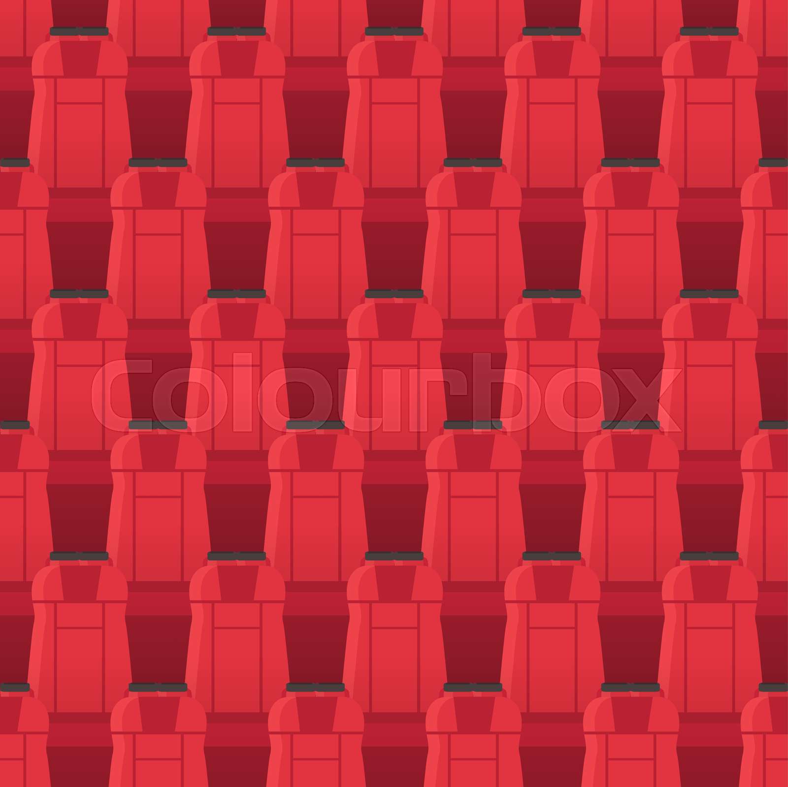 Cinema Seats Seamless Pattern. Endless Texture | Stock vector | Colourbox