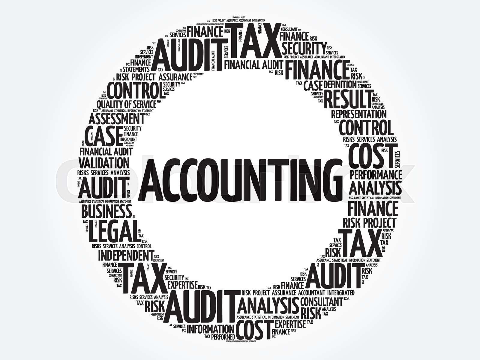 ACCOUNTING word cloud | Stock vector | Colourbox