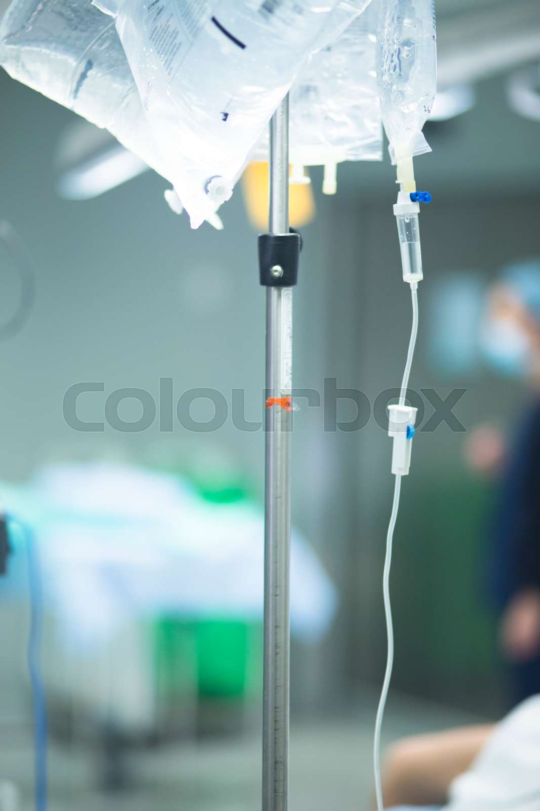 Hospital surgery surgical drip | Stock image | Colourbox