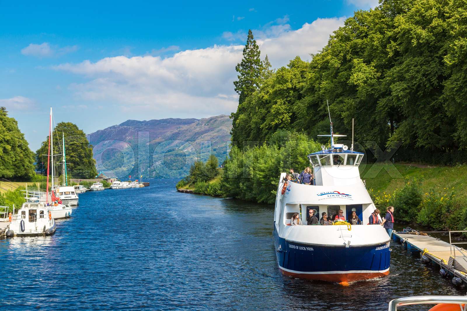 Fort Augustus and Loch Ness | Stock image | Colourbox