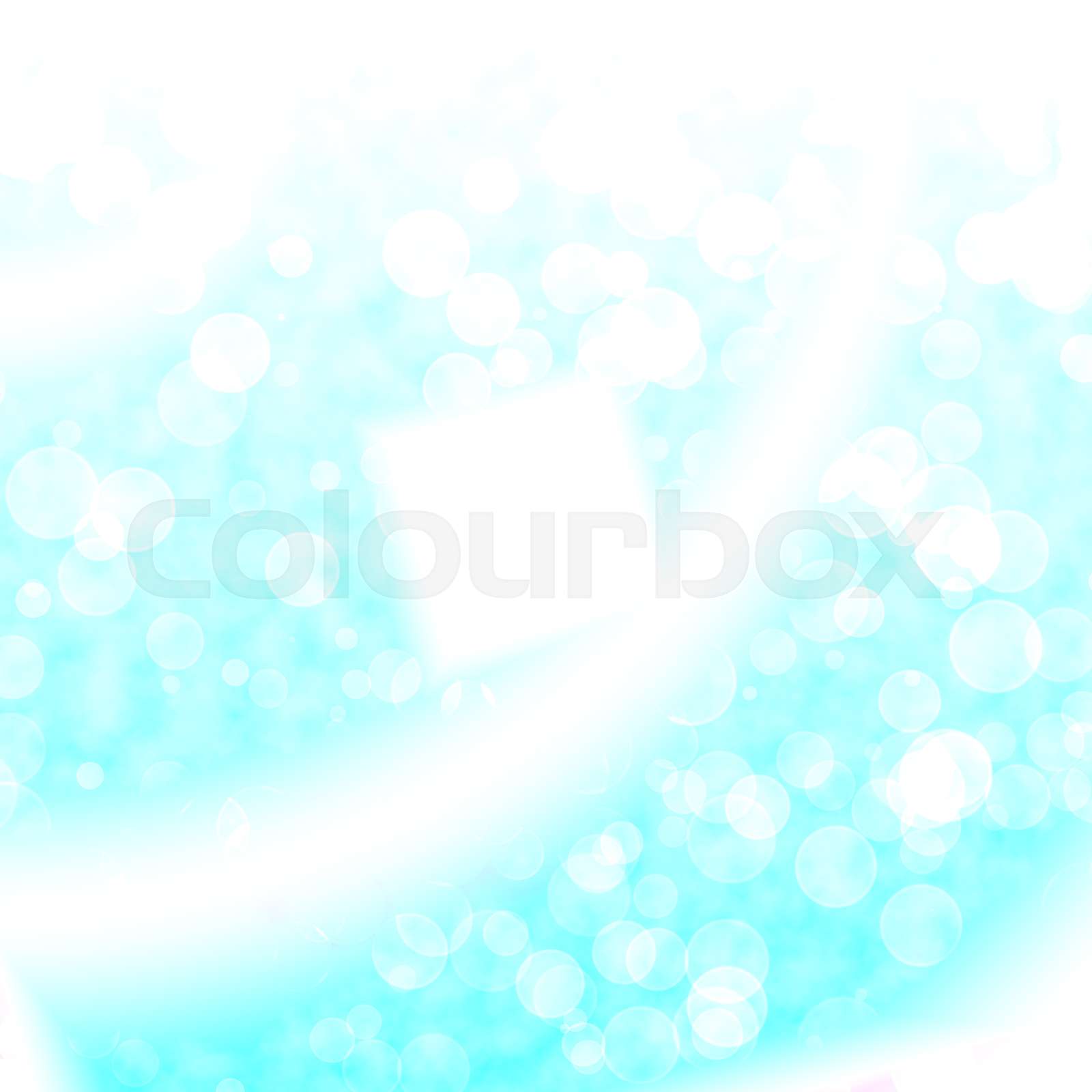 Bokeh Vibrant Blue Background With Blurry Highlights | Stock image ...