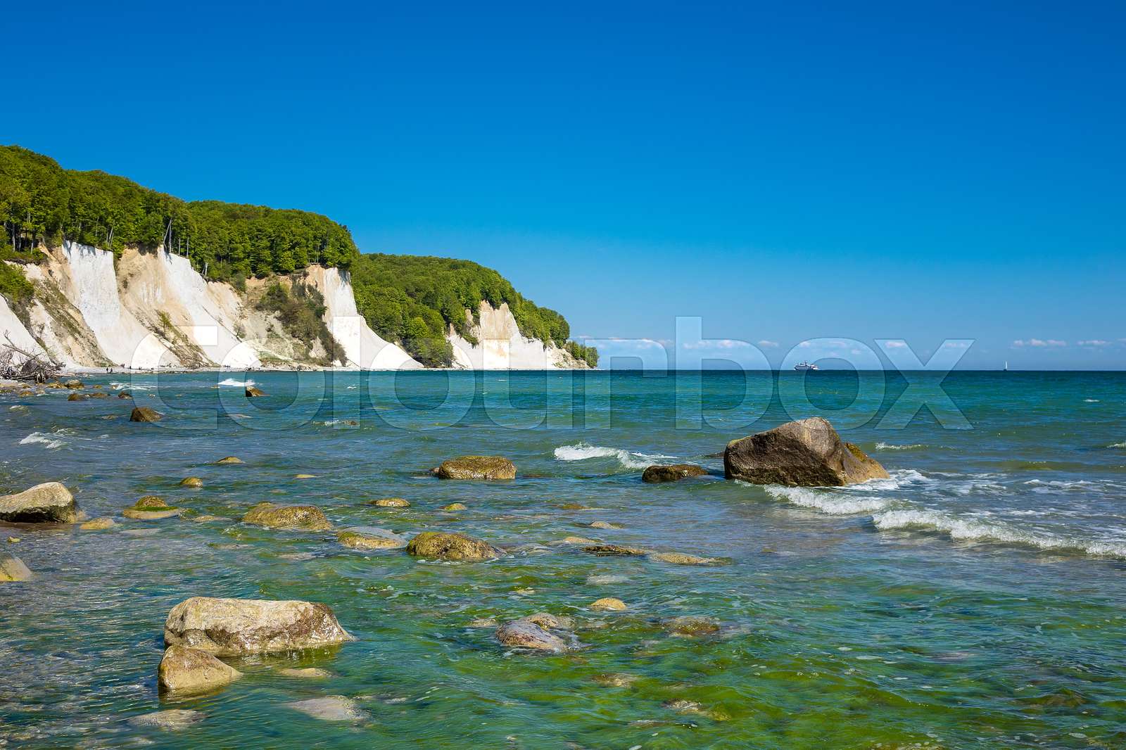 Baltic Sea coast on the island Ruegen in Germany | Stock image | Colourbox