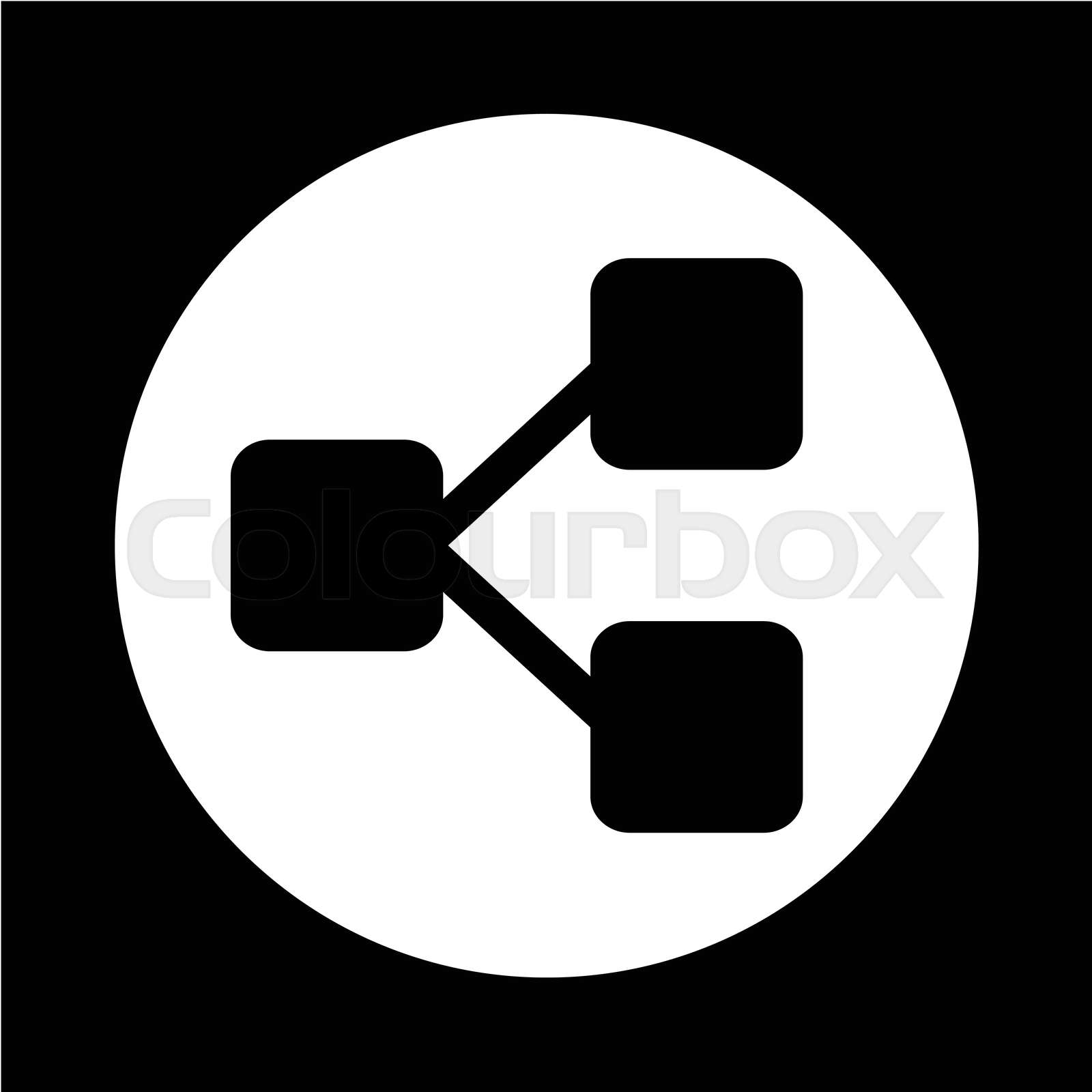 Tree Structure Icon | Stock vector | Colourbox