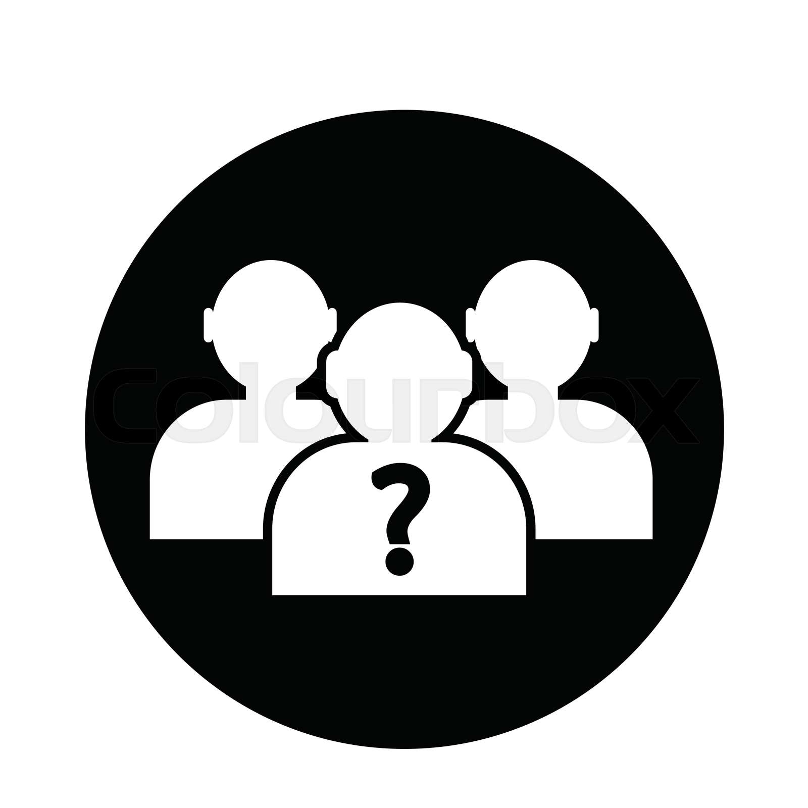 Who Icon | Stock vector | Colourbox